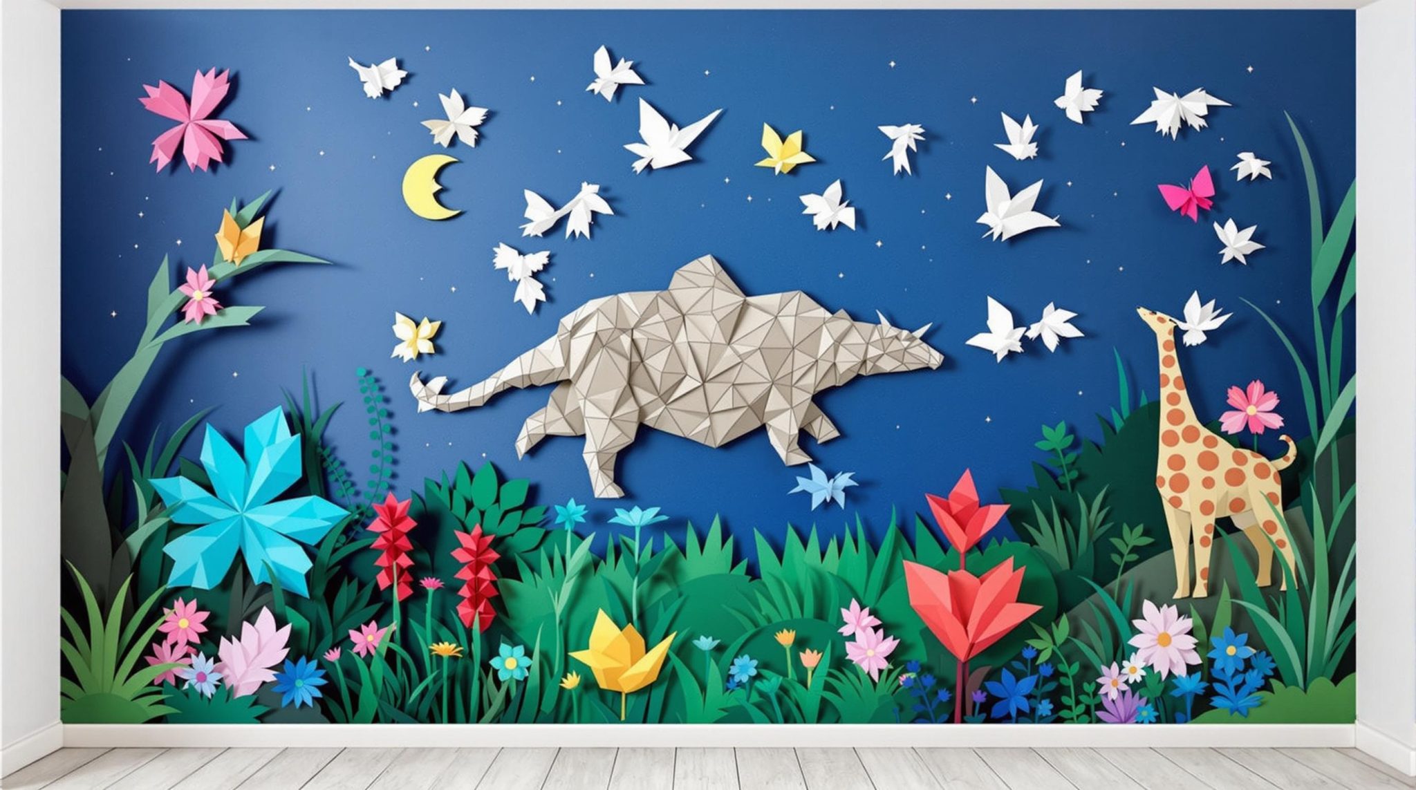 Origami 3D Animaux Mural : Guide Pratique pour Créer des Décorations ...